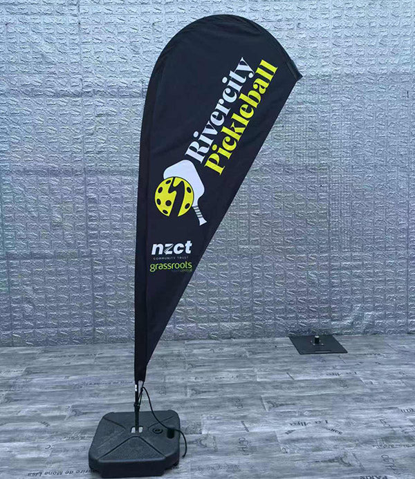 Boost Your Sports Club with Custom Teardrop Flags – Flagseller.co.nz