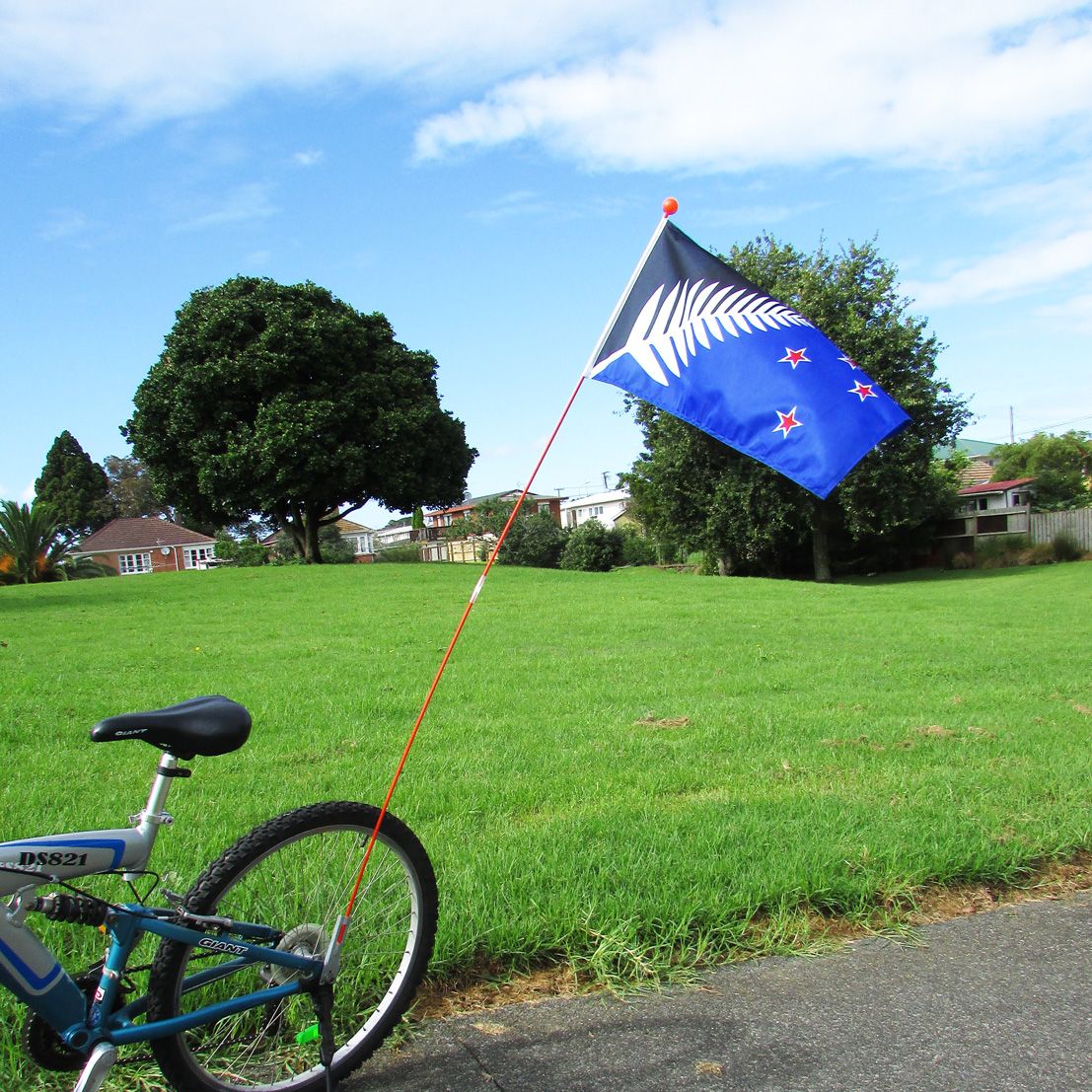 Custom Bicycle Flags – Flagseller.co.nz