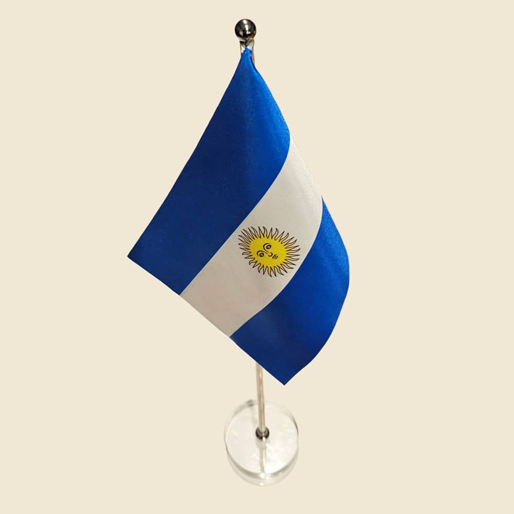 Premium Custom Table Flag with Acrylic Base – Flagseller.co.nz