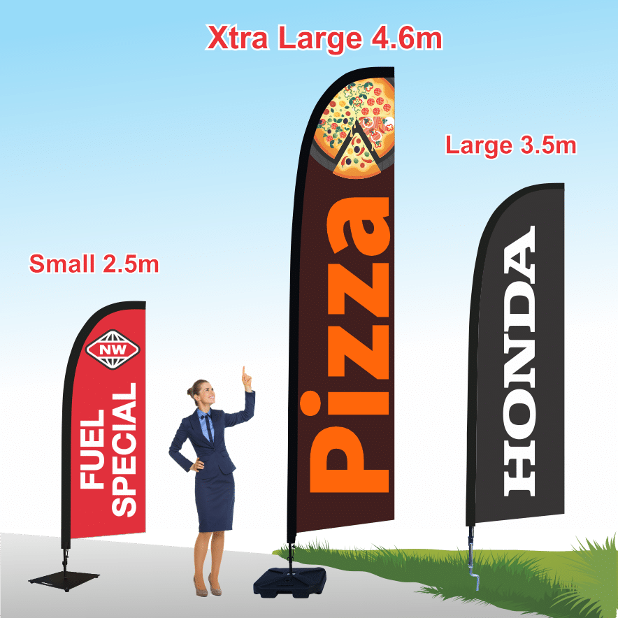 Extra Extra Large feather flag, the largest windblade flag – Flagseller ...