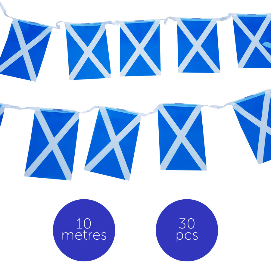 Scottish Flag Bunting 10 Metres – Flagseller.co.nz