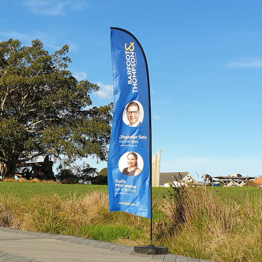 custom small feather flags for advertising, flag only – Flagseller.co.nz